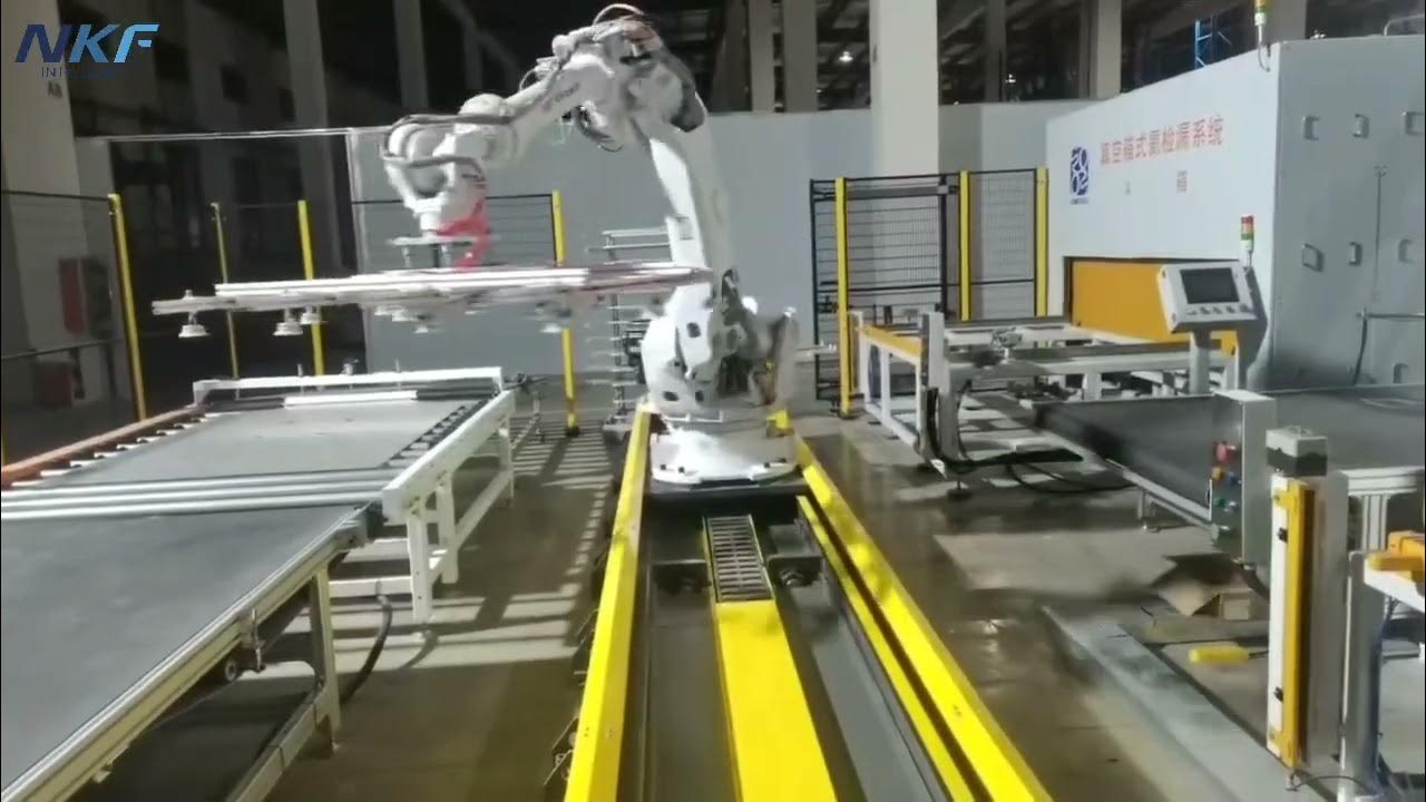 On-site debugging of our linear rail, support industrial robot, applied in automatd handling ...