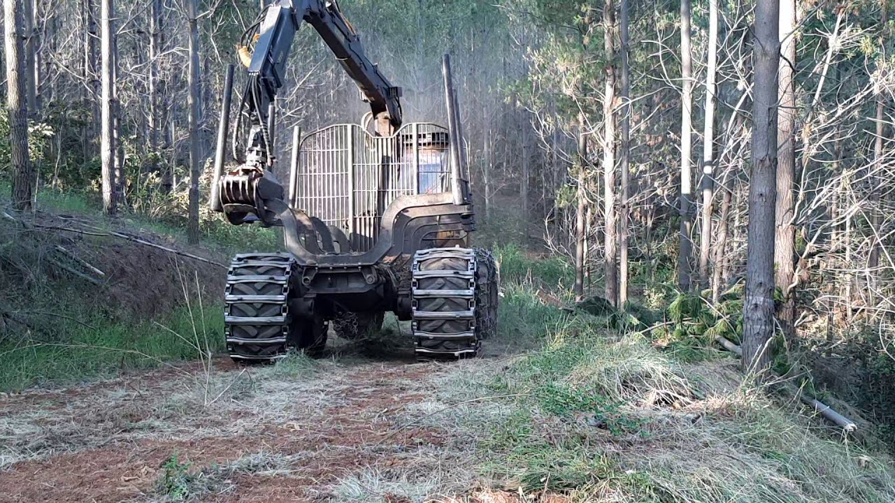 FORWARDER PONSSE ELK 6×6 en Acción cap 3. - YouTube