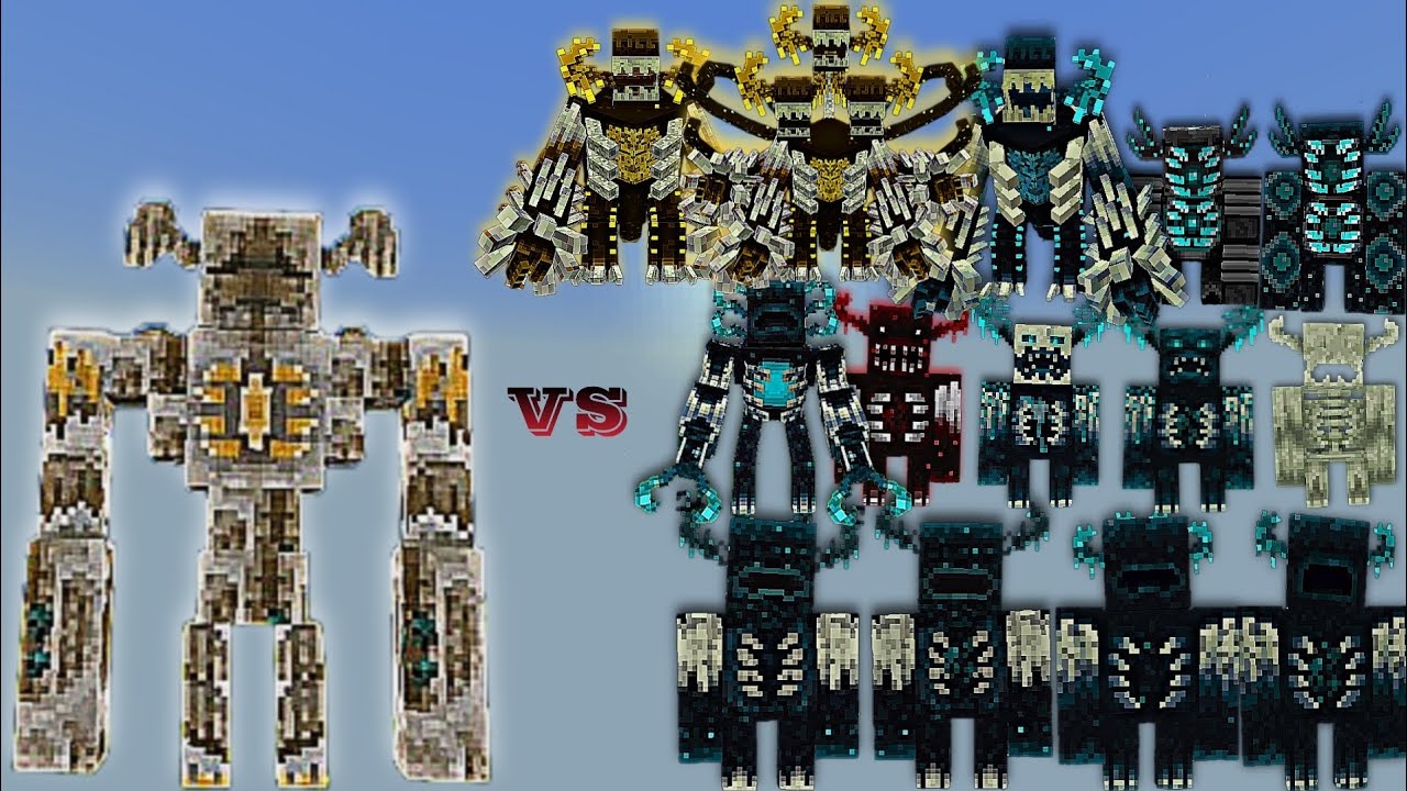 Angelic Warden (Weird Wardens) vs Warden Plus (All Wardens) | Minecraft ...