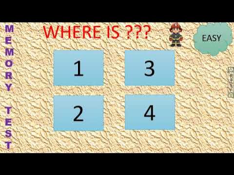 Visual Memory Test | Memory Test Challenges | Improve Your Brain Power ...