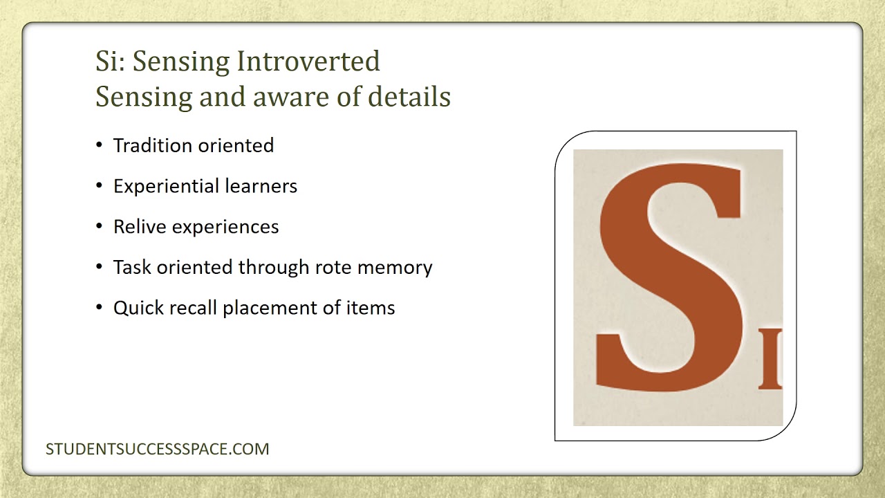 MBTI: The 8 Mental Functions Demonstrated Sensing and Intuition - YouTube