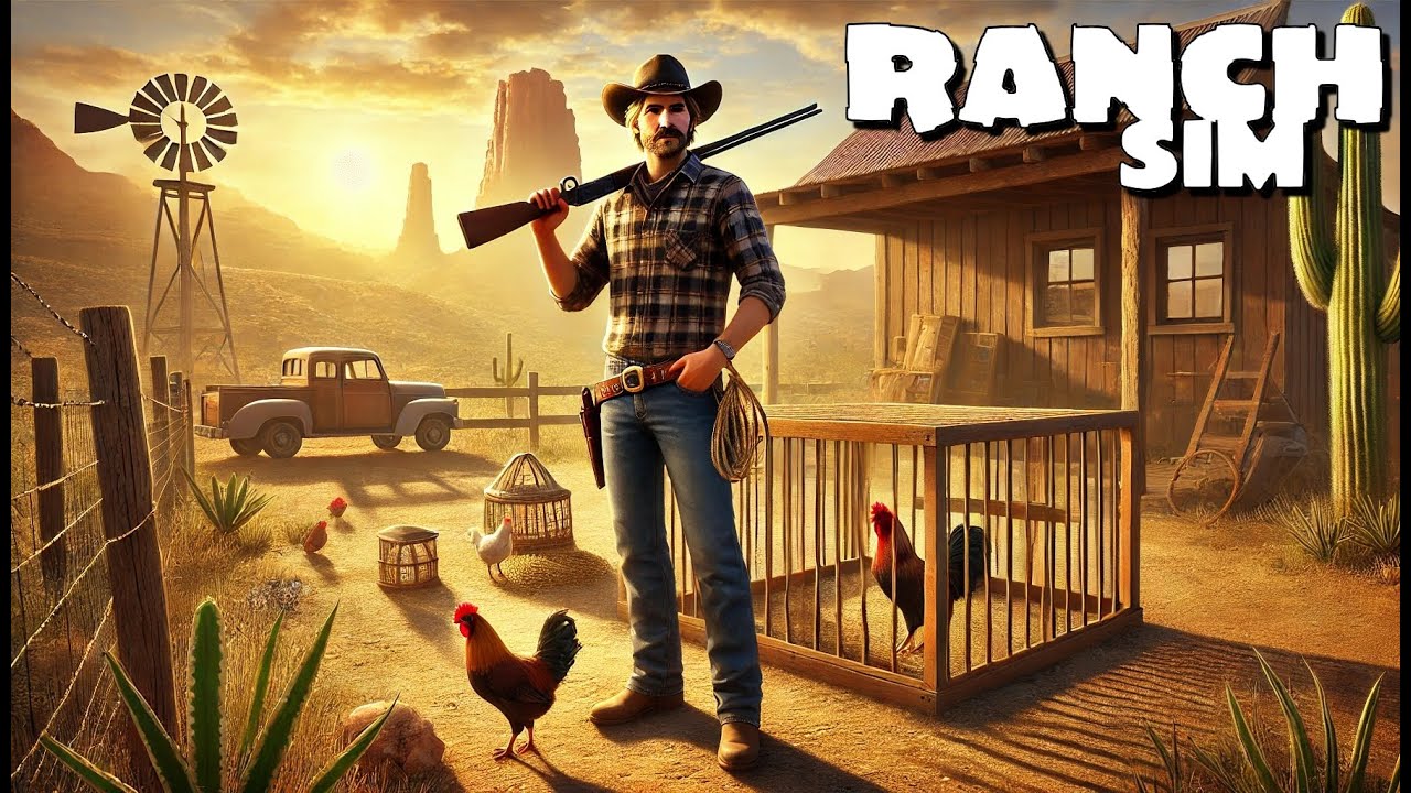 Ranch Simulator DLC #2 MON PREMIER POULAILLER ET MON PREMIER FUSIL ...