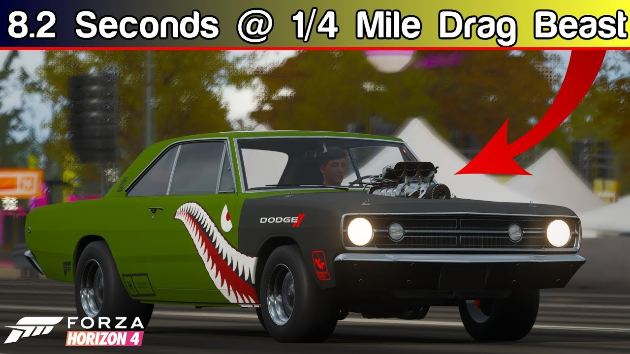 Forza Horizon 4 | 8.2 Seconds Drag Beast Build & Tuning - YouTube