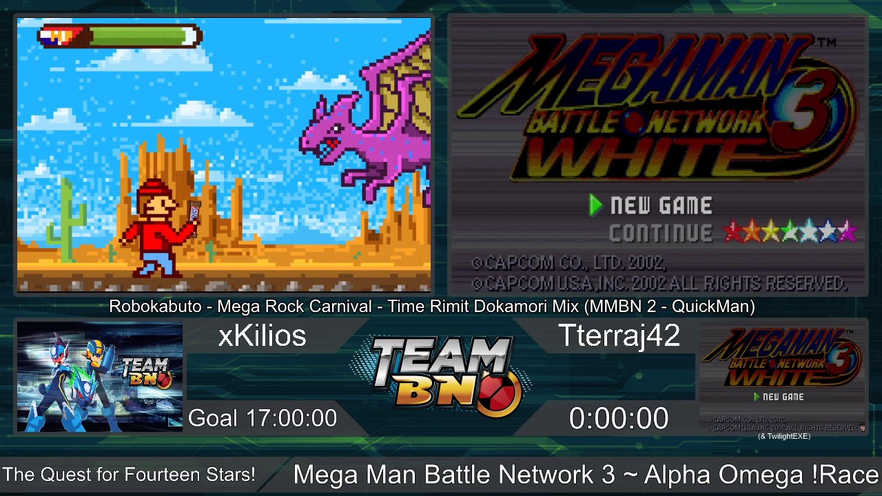 Alpha Omega Race ~ Mega Man Battle Network 3 (Part 1) - YouTube