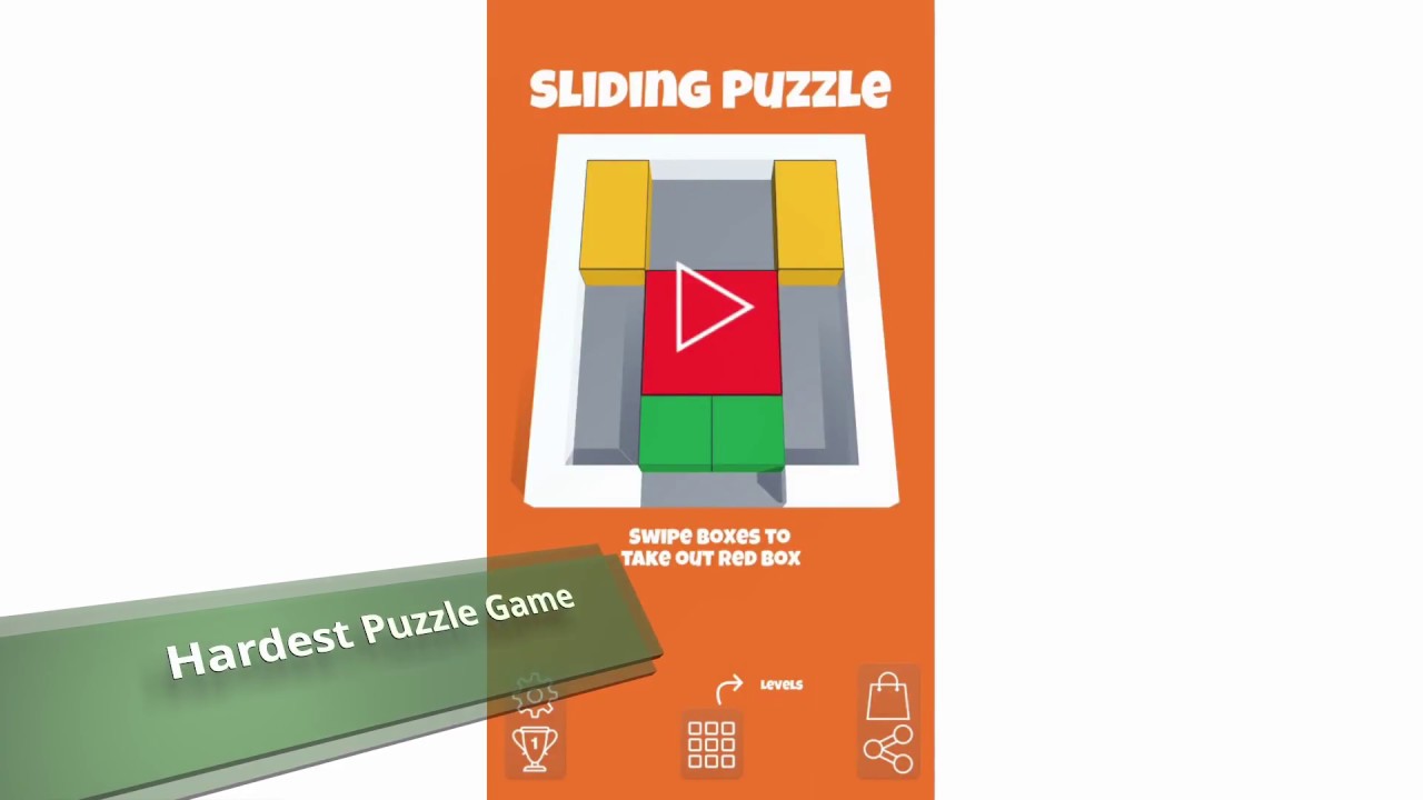 Move the Box : Sliding Puzzle 3D - YouTube