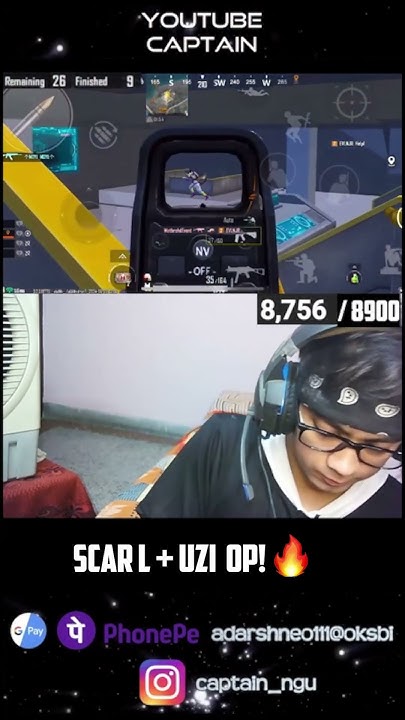 Scar L and Uzi Op🔥 #bgmishorts #pubgmobile #bgmi #gaming #ytshorts #youtubehorts #viral - YouTube