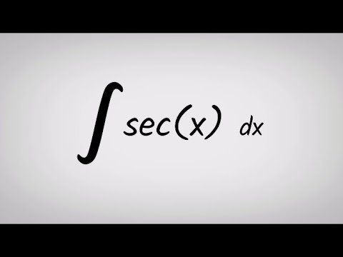 Integral sec(x) | method 1 - YouTube