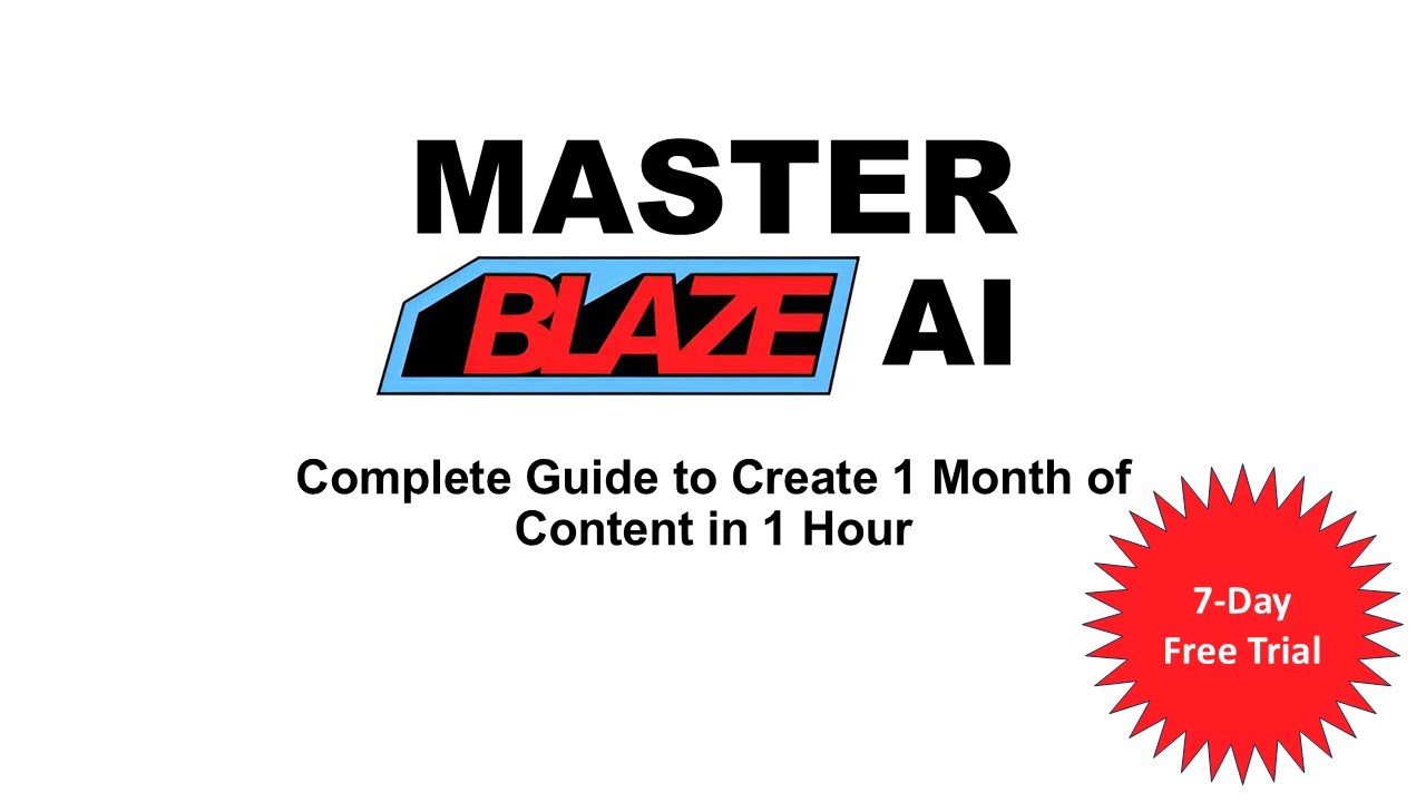 Secrets to Creating a Month's Content in 30 Mins with Blaze AI - Watch ...