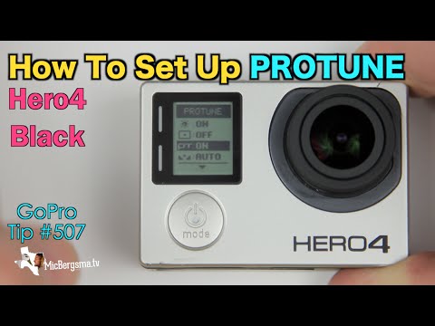 Hero4 Black: How To Set Up Protune - GoPro Tip #507 | MicBergsma - YouTube