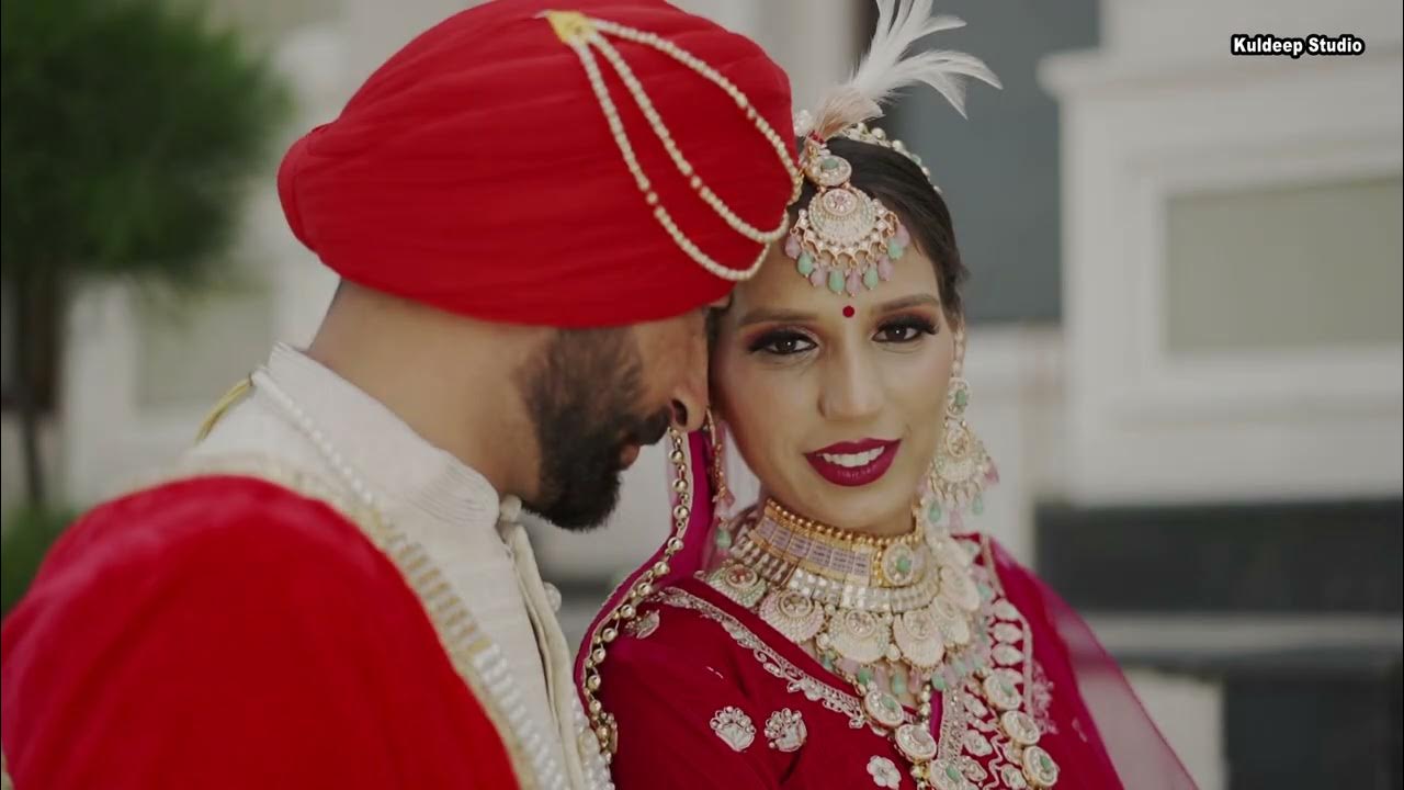 HARPREET WEDS HARPREET WEDDING HIGHLIGHTS KULDEEP PHOTOGRAPHY RAIKE KALAN 9915992496 - YouTube