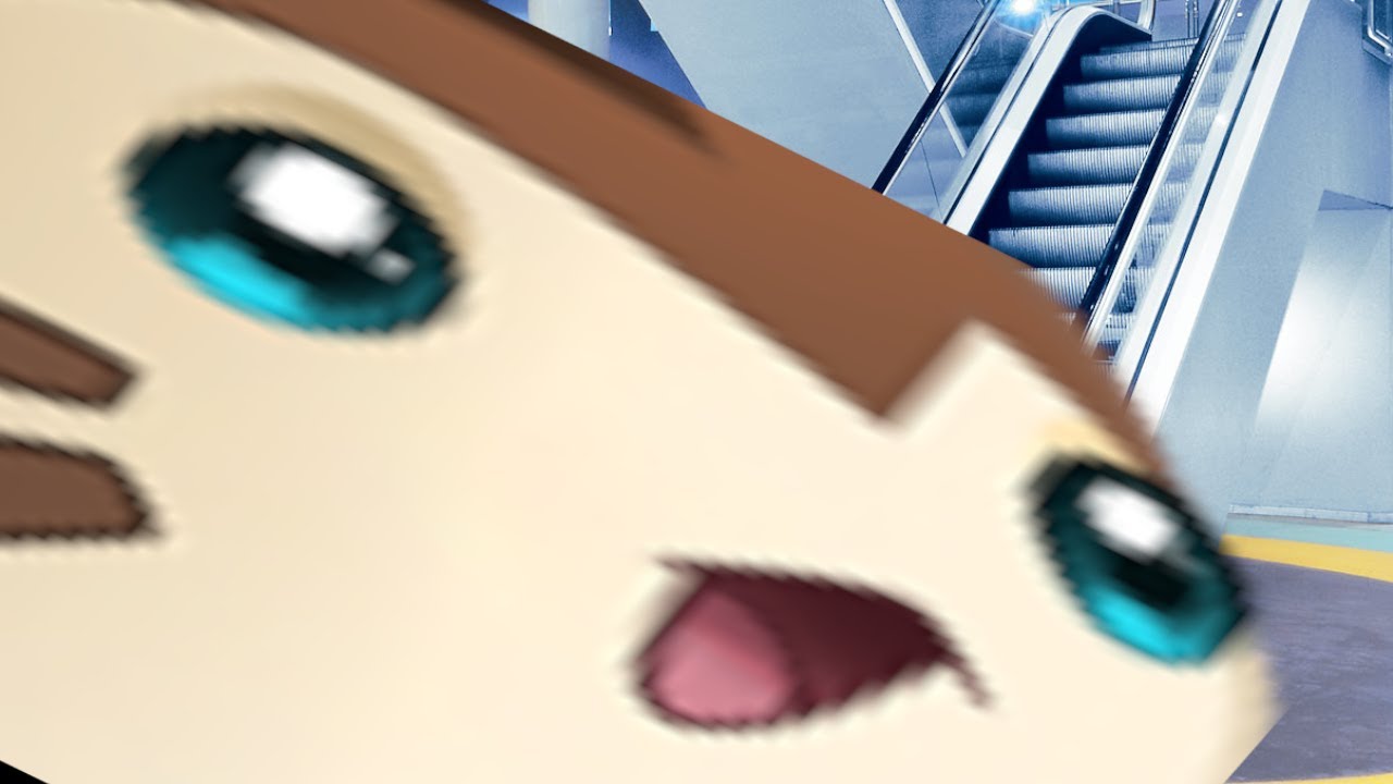 Furret tries to walk up an escalator. Will he succeed? - YouTube