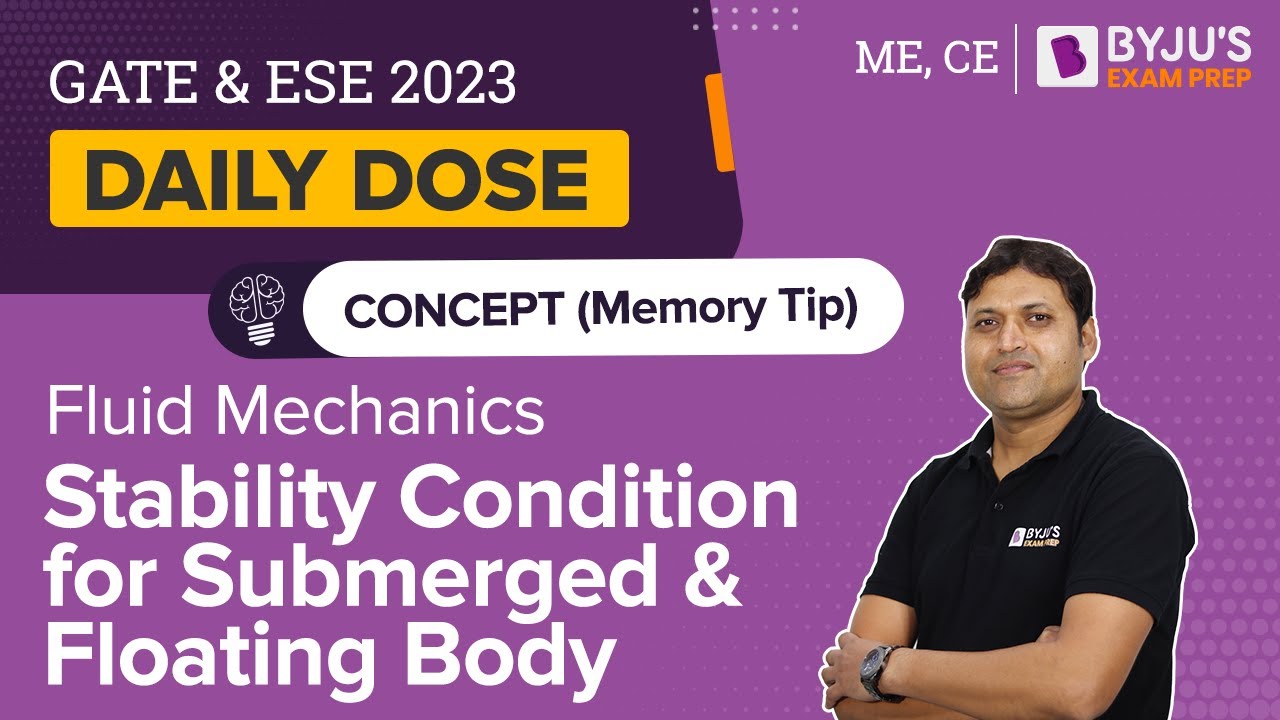 Stability Condition for Submerged and Floating Body | Fluid Mechanics ...