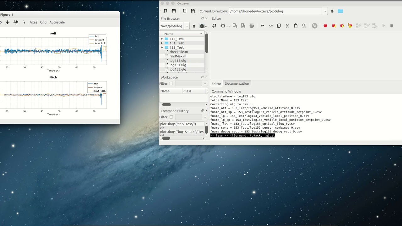 Plot .ulog file in octave - YouTube