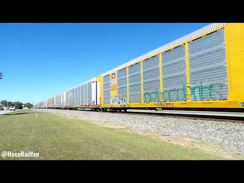 NS 4457 Leads NS 18E Through Warner Robins, GA 10-17-24 - YouTube