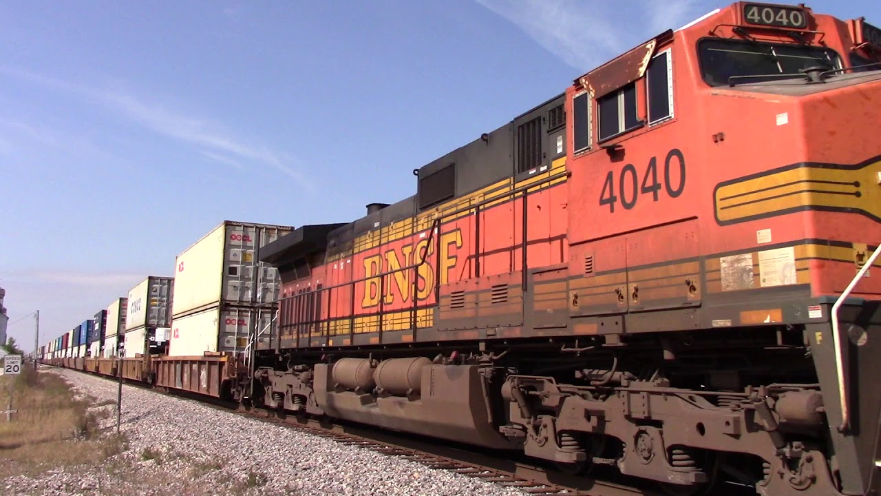 Nice K5HL on BNSF 7578 East Mazon, IL 10/1/19 - YouTube
