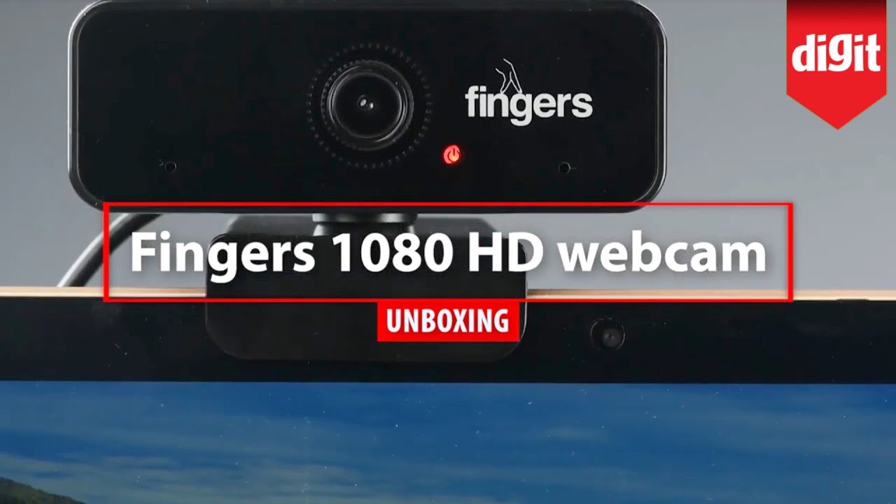 Fingers 1080 HD Webcam Unboxing - YouTube