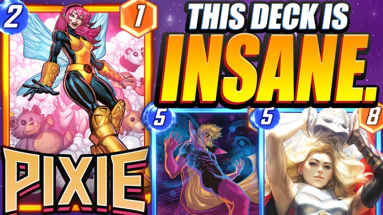 So...Is Pixie BROKEN Or TERRIBLE? | Marvel SNAP Deck Guide - YouTube