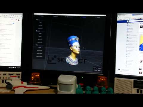 3D scanning with Xbox 360 kinect - YouTube