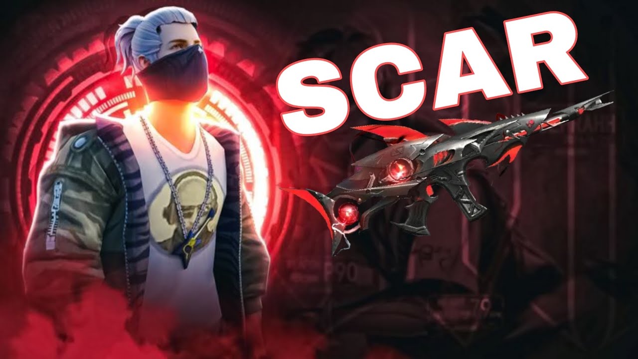 FREEFIRE||SCAR THE BEAST SKIN IS GOOD??||GAMEPLAY || SK GAMEG - YouTube
