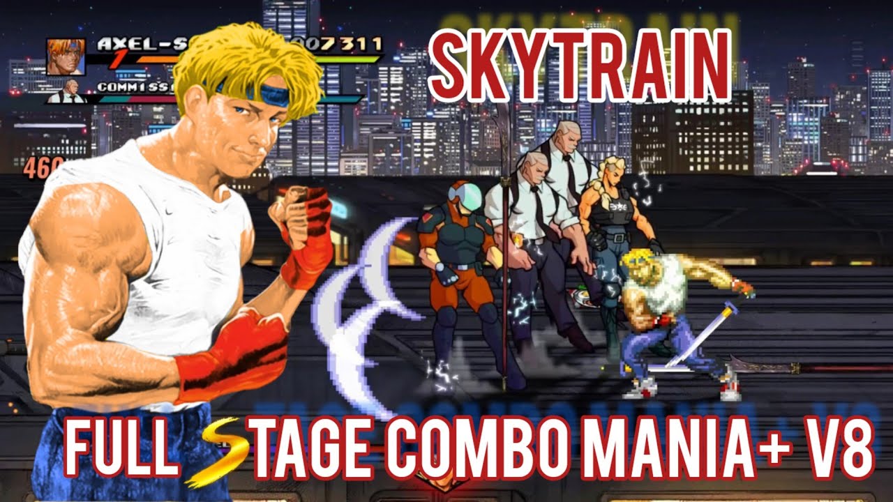 Streets of Rage 4 - Axel-Sor3 Full combo stage 7 mania+ V8 - YouTube
