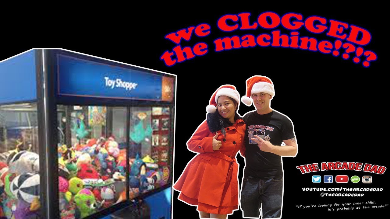 We Clogged the Claw Machine, winning prizes from Walmart claw machine ...