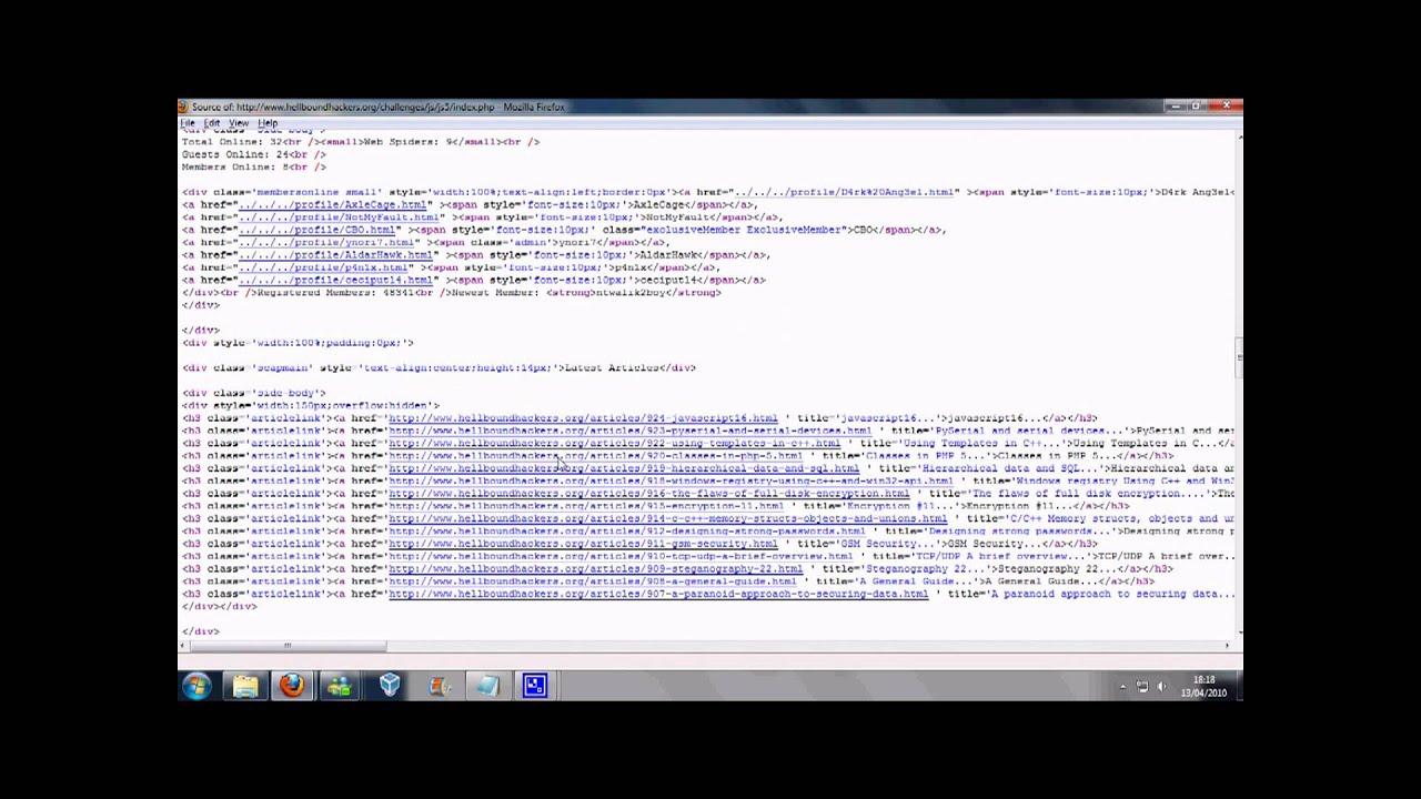 Episode 22 Hellbound Hackers Javascript 5 Youtube