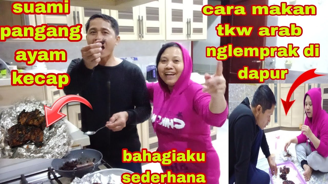 Vlog Tkw Arab ||suami idaman|| sepulang kerja masak ayam pangang - YouTube