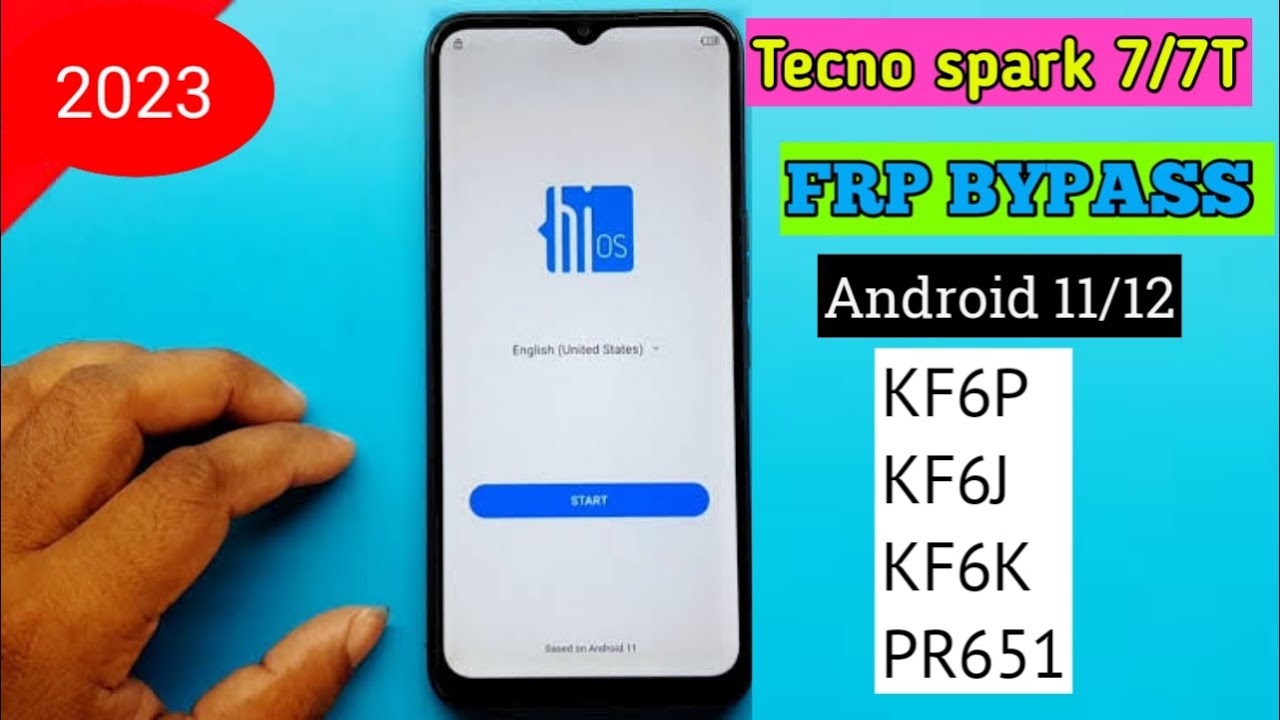 Tecno Spark 7/7T Frp Bypass Android 12||Tecno PR651/KF7J/KF6P Google ...