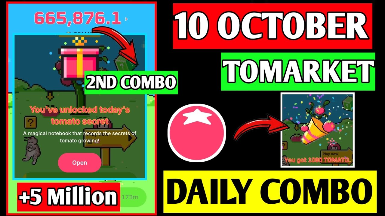 Tomarket Secret Combo Today | 10 October Secret Code Tomarket | Today ...