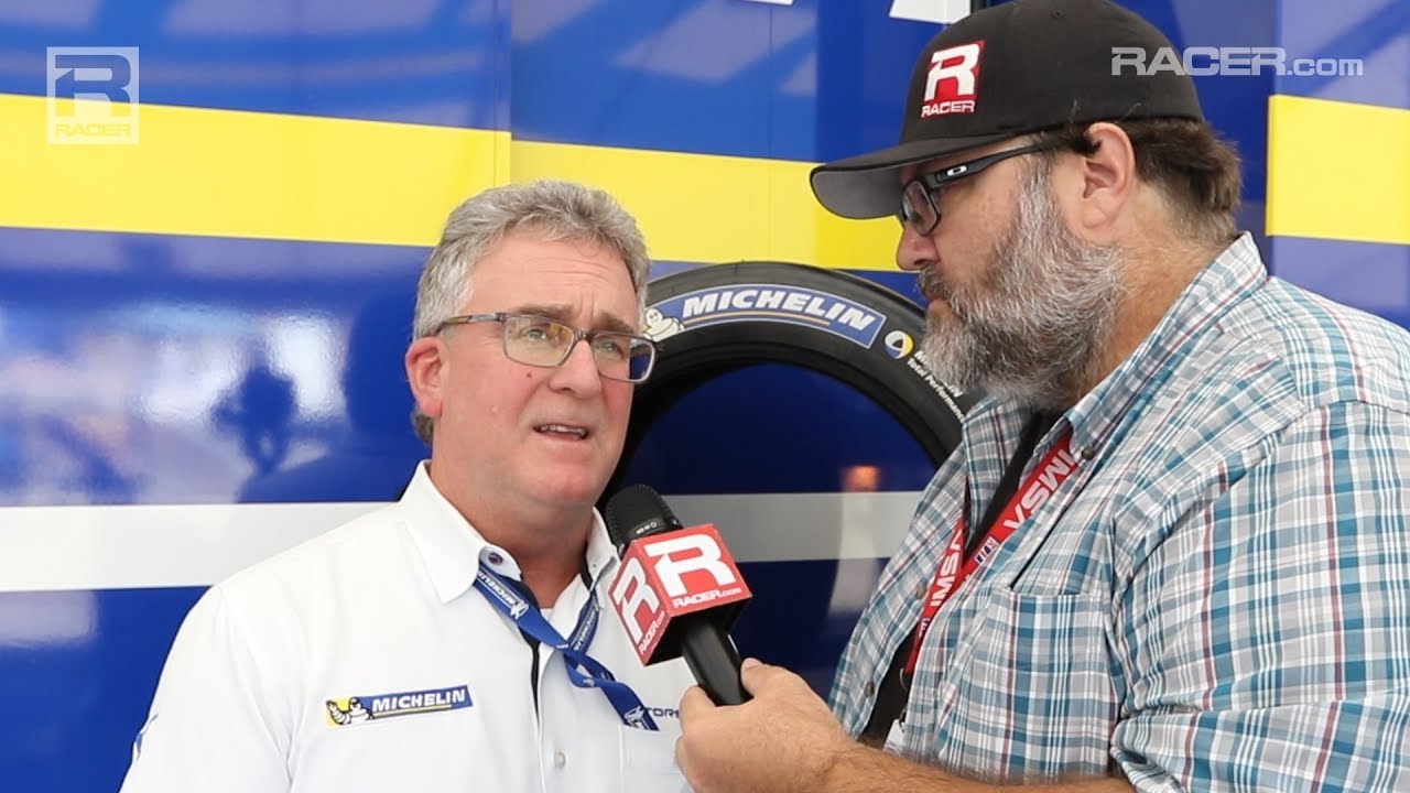 RACER: Michelin's Chris Baker on 2019 IMSA Announcement - YouTube