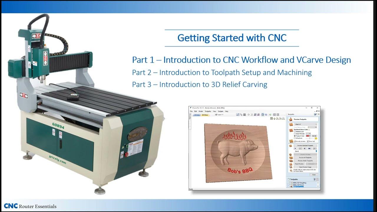 Getting Started with CNC Part 1: Workflow and Simple Design - YouTube