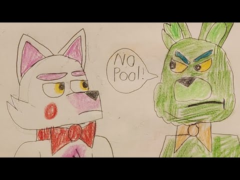 fnaf: the pool party problem 🏊‍♂️ - YouTube