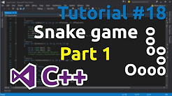 Simple Snake Game in C++ Console - YouTube