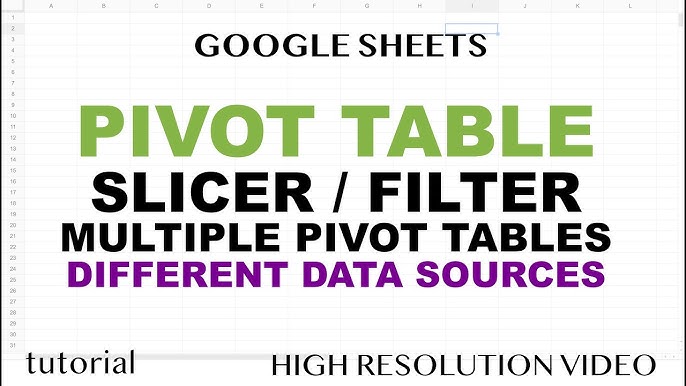 Google Sheets Pivot Table Multiple | Cabinets Matttroy