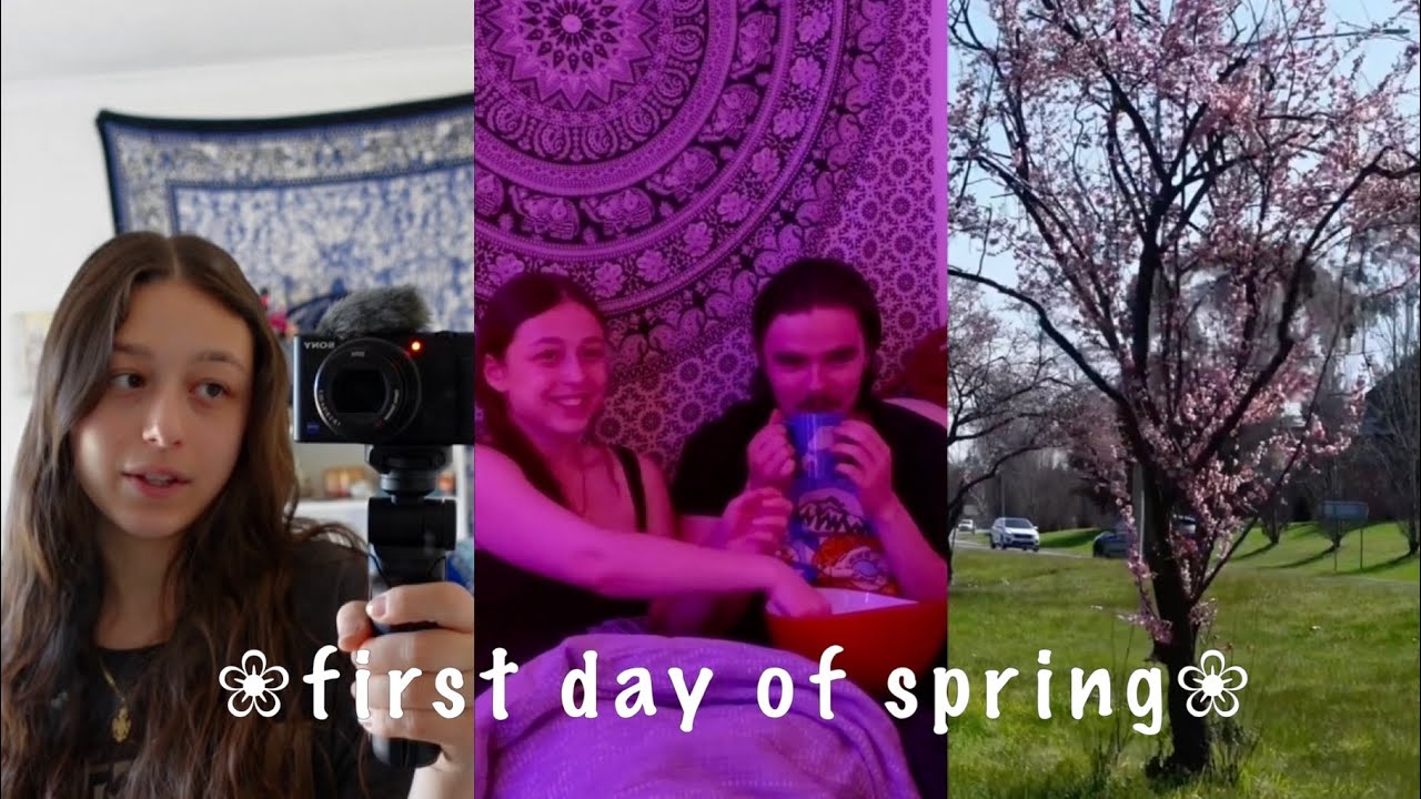 Video Diaries | first day of spring, new vlog camera, daily routines ...