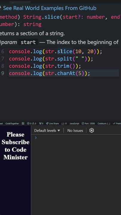 String Functions In Javascript Day 17 Of 45 Days Javascript Challenge
