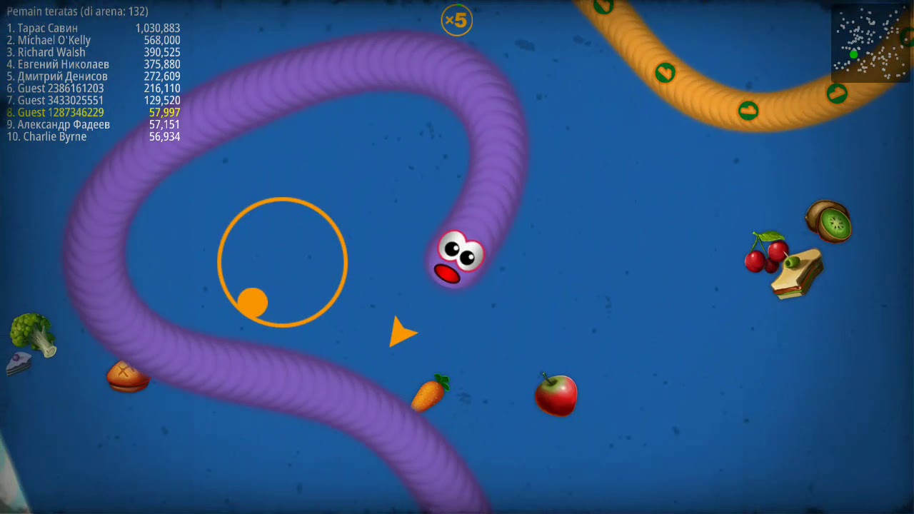 Permainan cacing agar peringkat pertama - YouTube