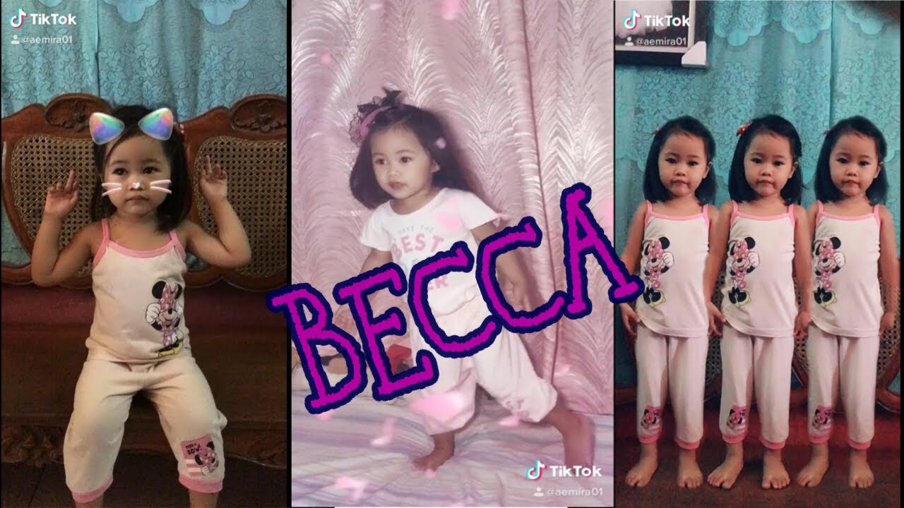 BECCA I Tiktok Compilation of my daughter #1 - YouTube