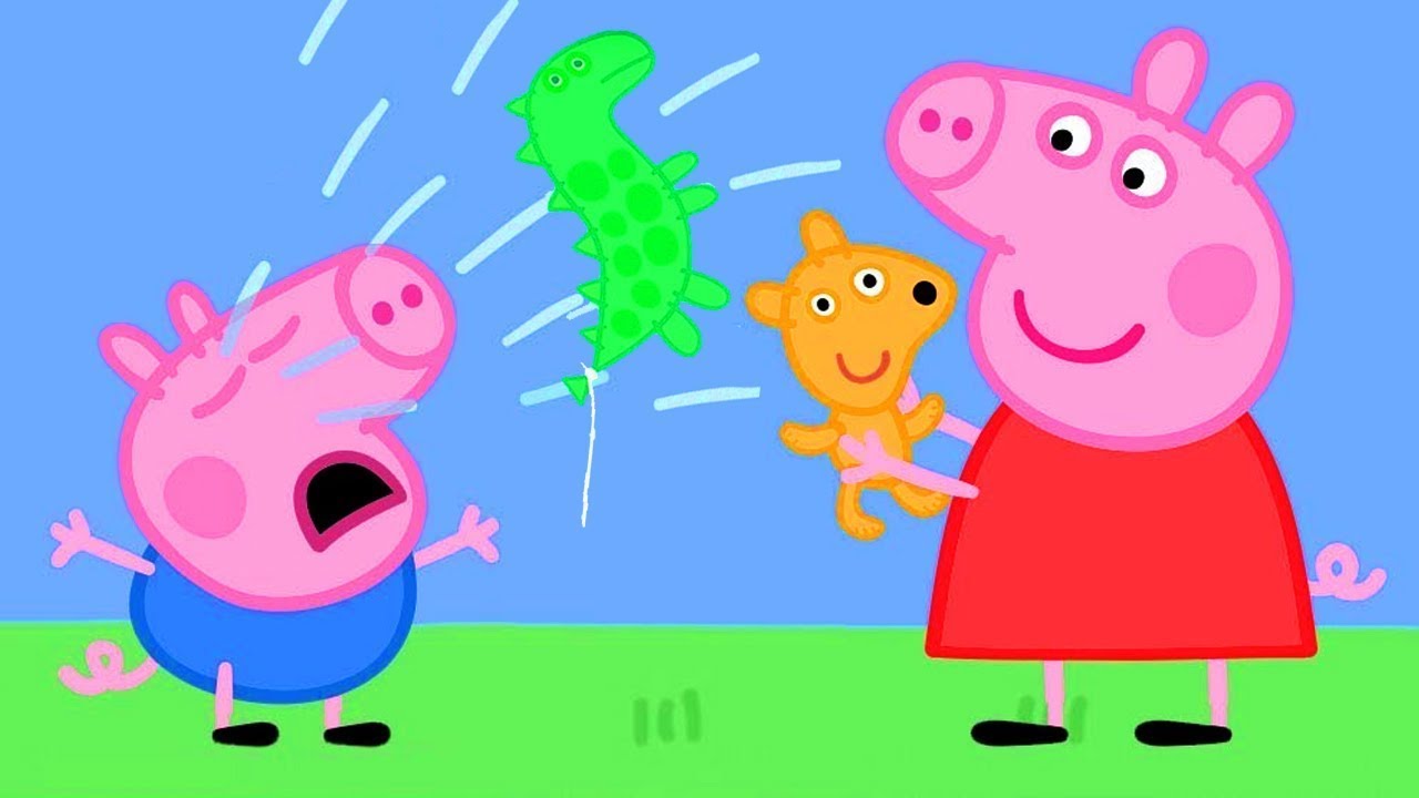 Peppa Pig Official Channel | Peppa Pig Saves George's New Balloon - YouTube