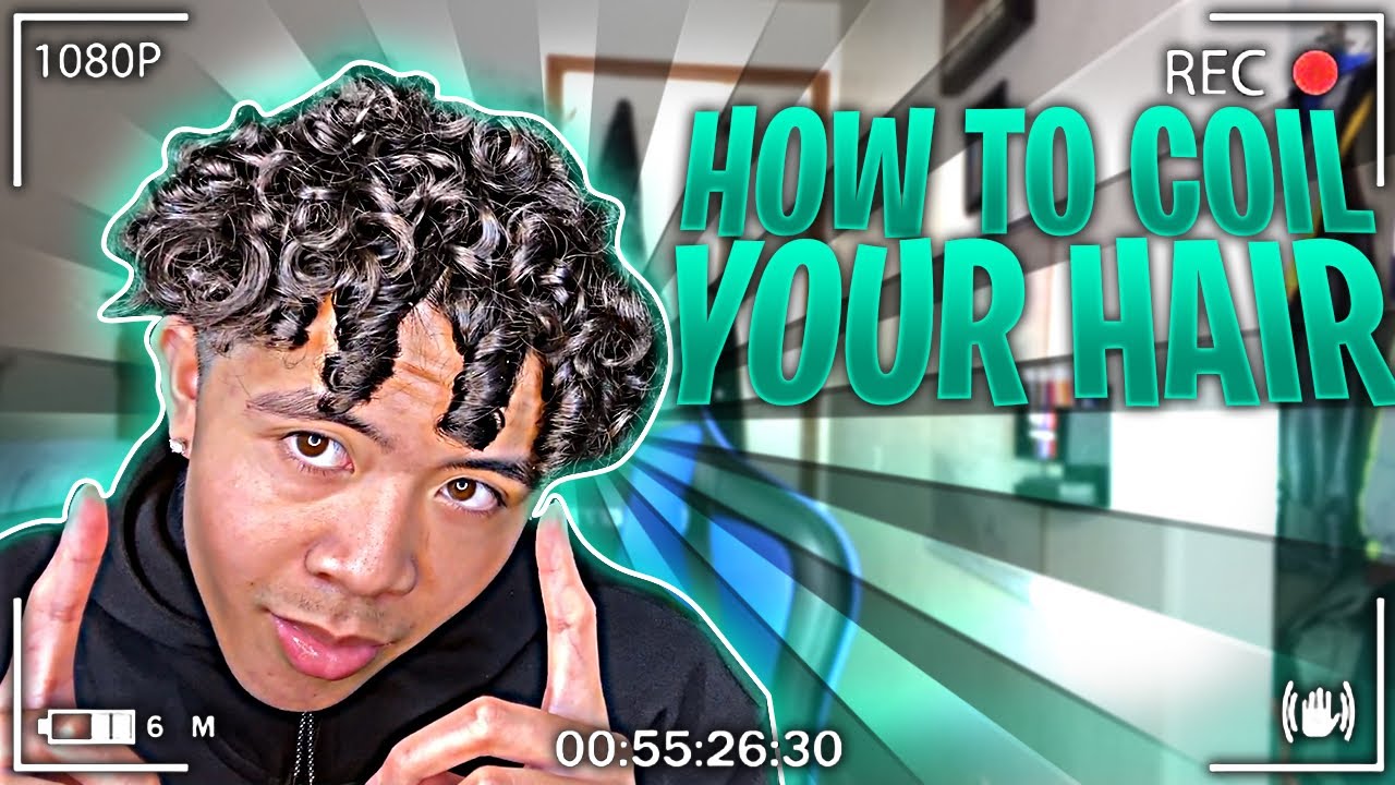 How To COIL Your Hair 😍 | Curly Hair / Perm 🦋 - YouTube