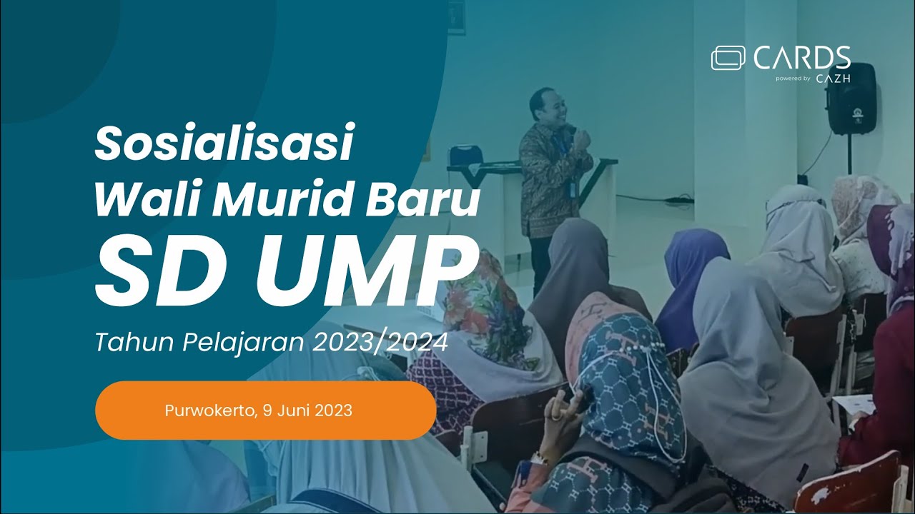 Awalusannah SD UMP, Sosialiasi CazhCards - 9 Juni 2023 - YouTube