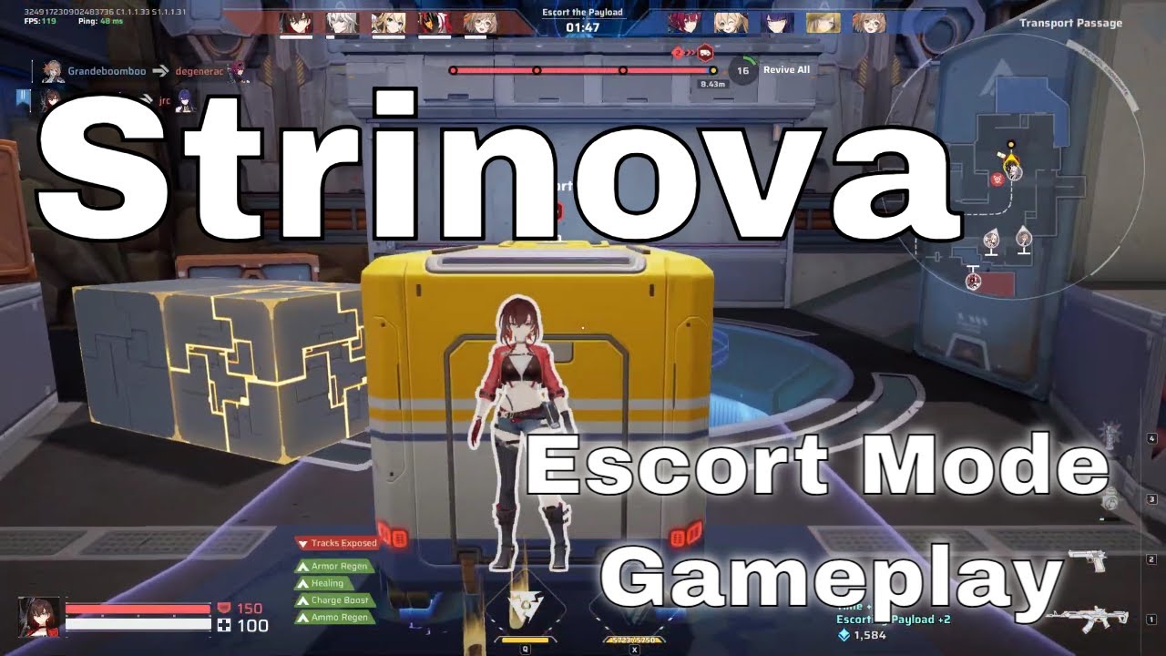 Strinova - Raw, Unedited Escort Mode Gameplay 38 KILLS! 18 ASSIST ...