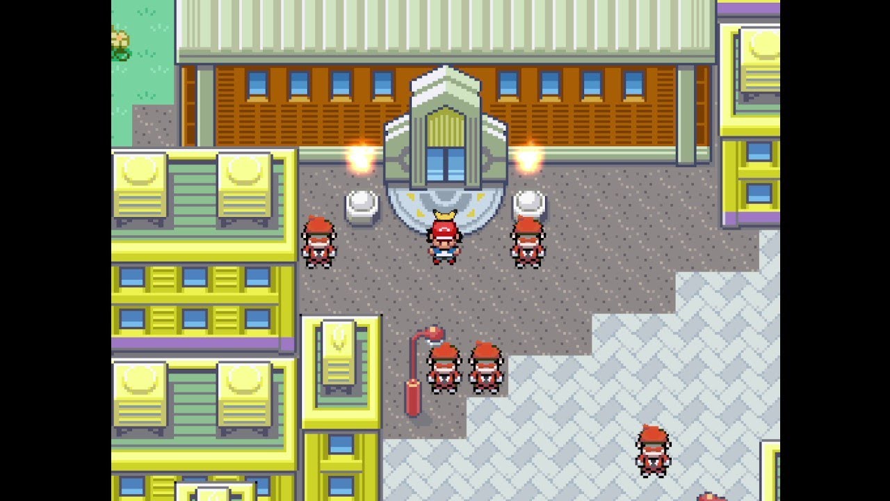 Pokemon Center Inside Fire Red