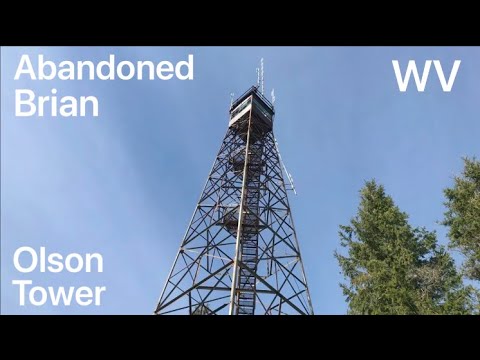 Olson tower, fire tower, observation tower - YouTube