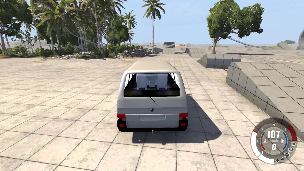 BeamNG drive VW Transporter T4 - YouTube