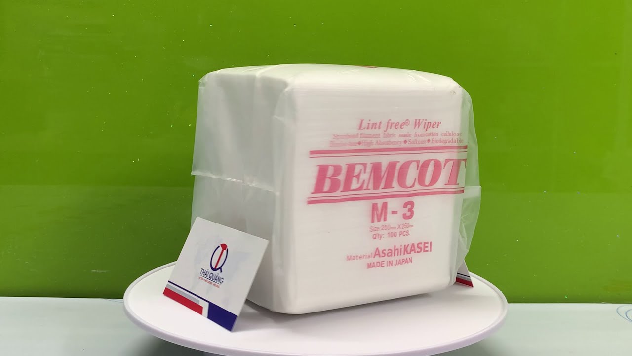 Chi Tiết Về Khăn & Giấy Lau Phòng Sạch BEMCOT M3 (M-3, M-3II) Asahi ...