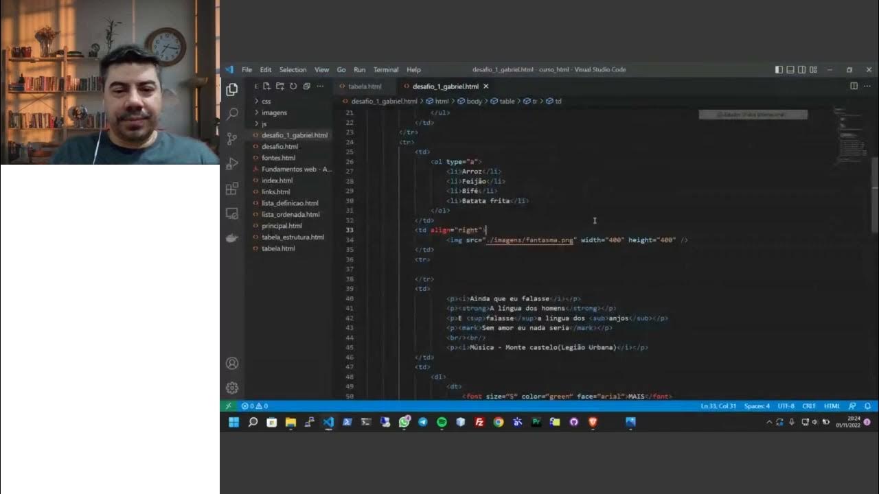 Fundamentos web Aula 4 – Fundamentos do HTML (01/11) - YouTube