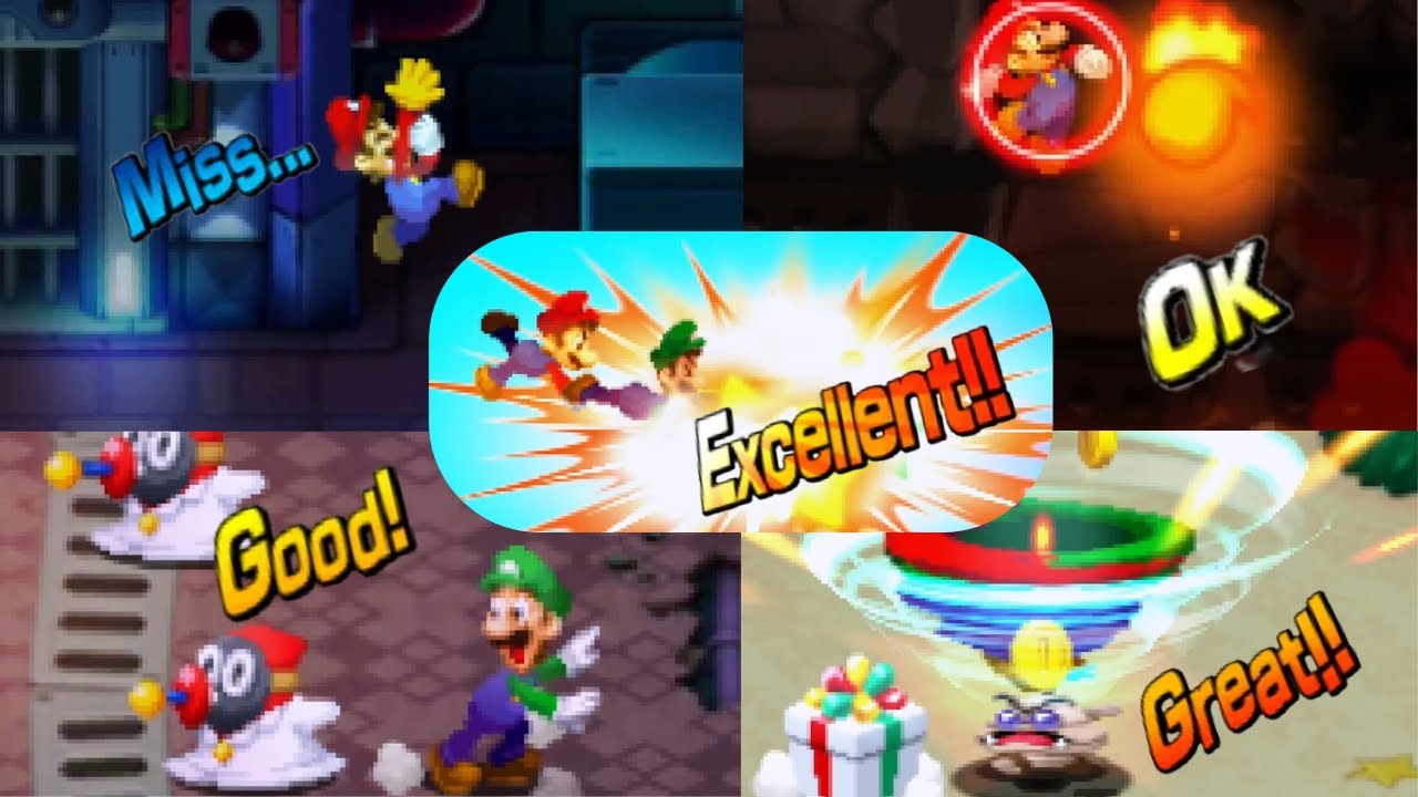 Mario & Luigi: Superstar Saga + Bowser's Minions | All Attack ...