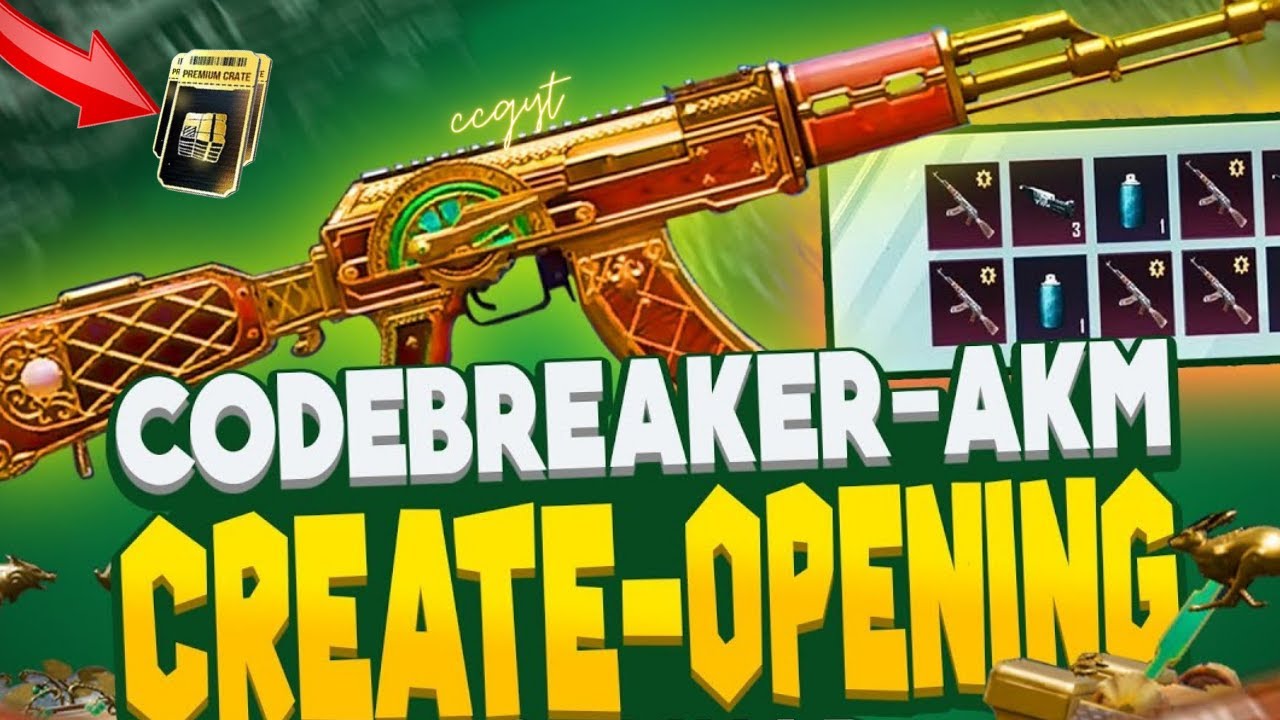 New Premium Crate CodeBreaker AKM Opening | New Premium Crate Opening ...