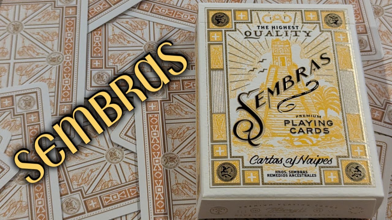 Daily deck review day 559 - Sembras playing cards by Theory11 - YouTube